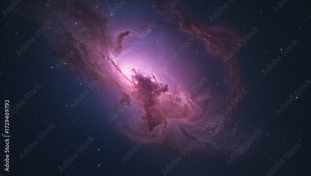 Exploding Stellar Cloud - Components of this Visual Provided by a Space ...