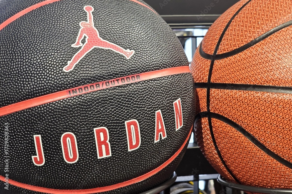 Bangkok, Thailand - September 20, 2025: Jordan Ultimate 2.0 Basketballs ...