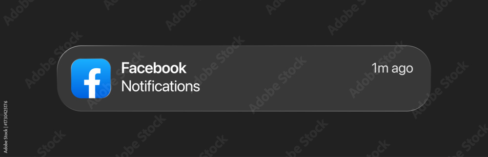 Facebook iOS 26 new update with liquid glass notifications. Sleek ...