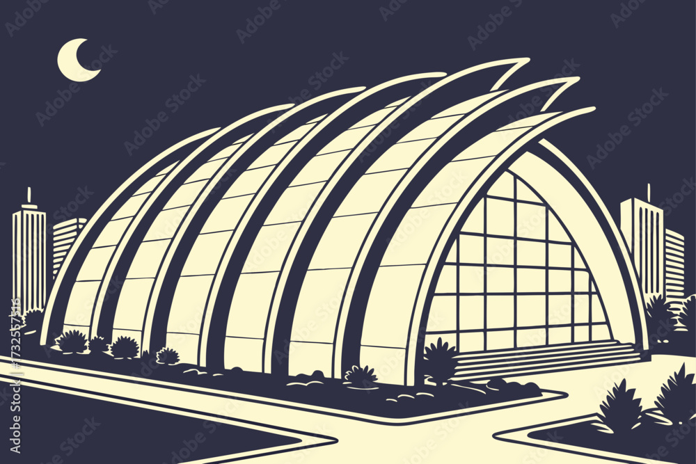 Kauffman Stadium in Kansas City, Missouri, baseball park with famous ...