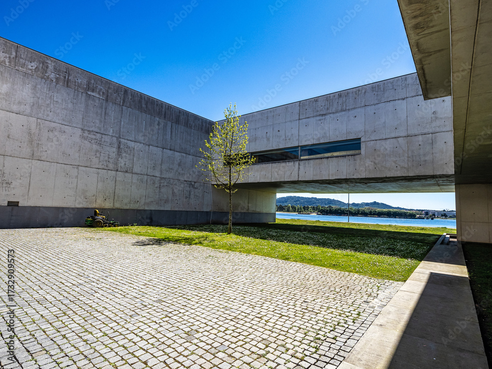 Biblioteca Municipal, Municipal Library at Viana do Castelo, Portugal ...