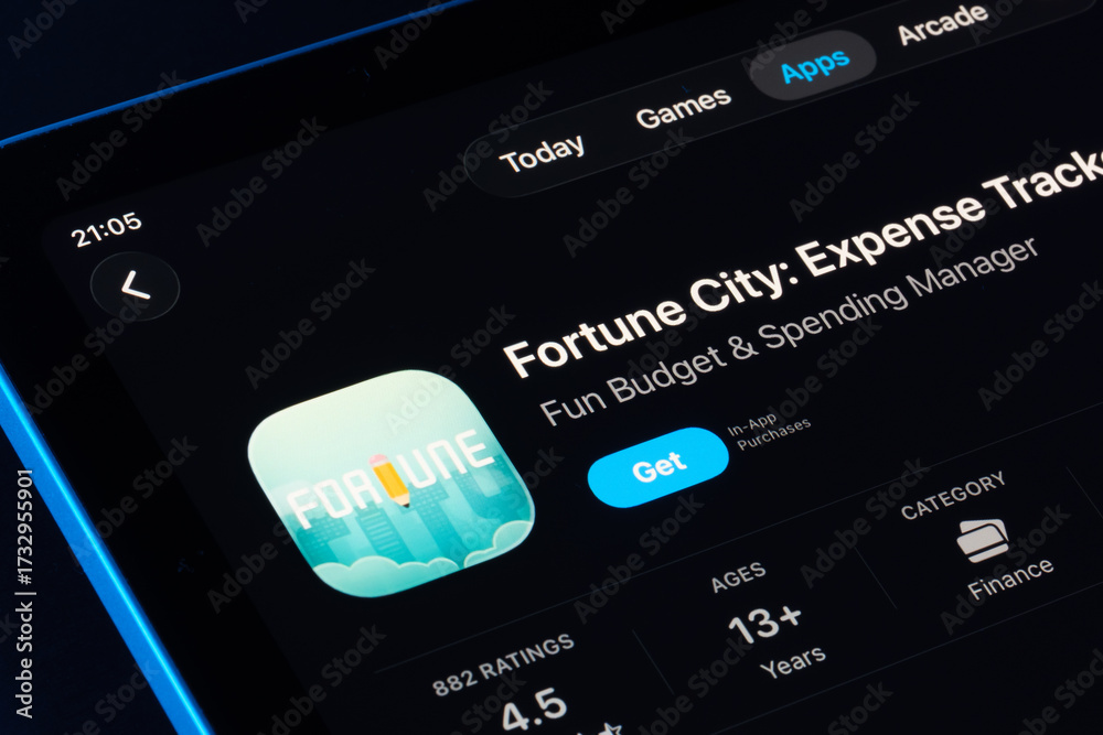 Fortune City Expense Tracker viewed on iPad App Store, Apple Liquid ...