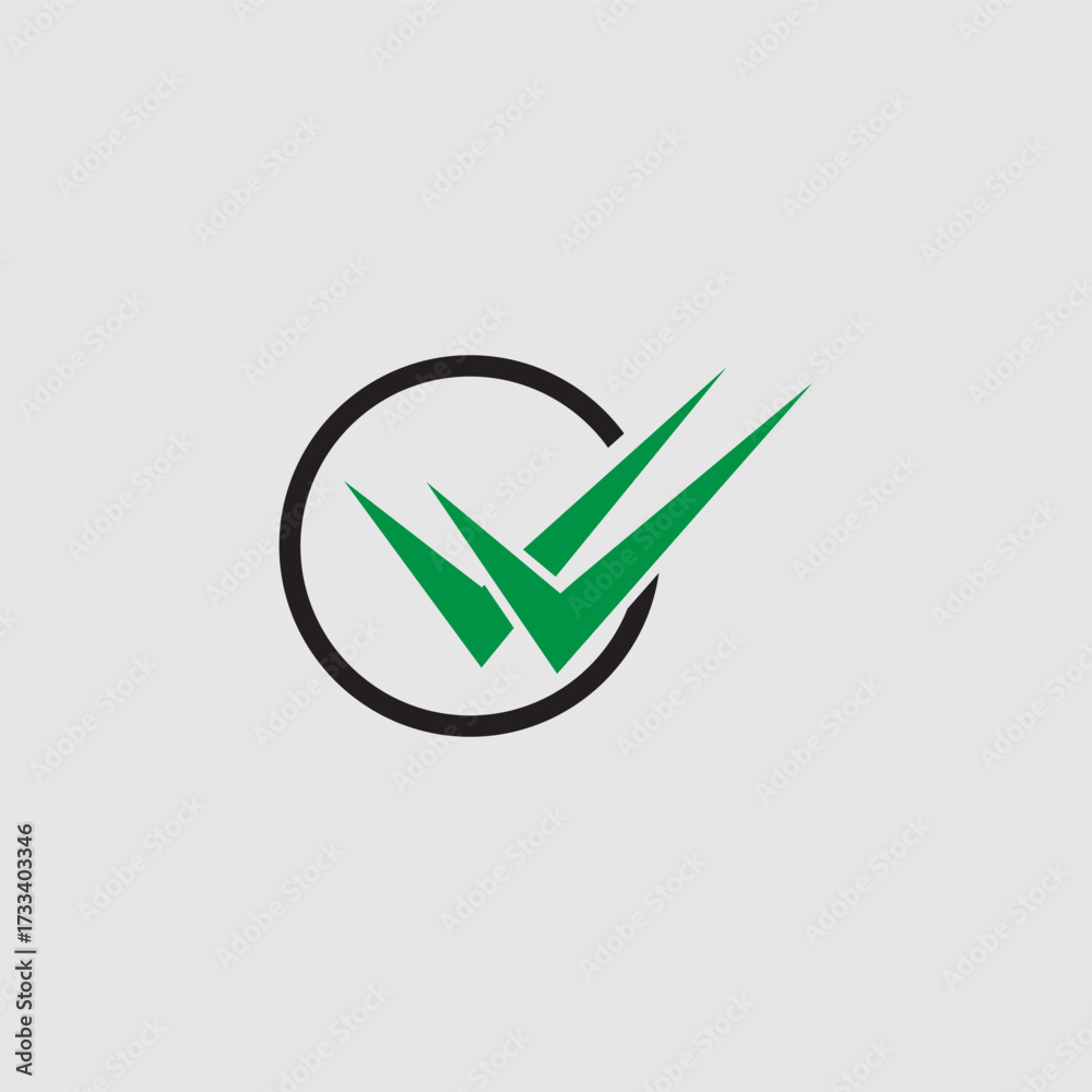 Double check icon tick symbol. Confirmation and read message status ...