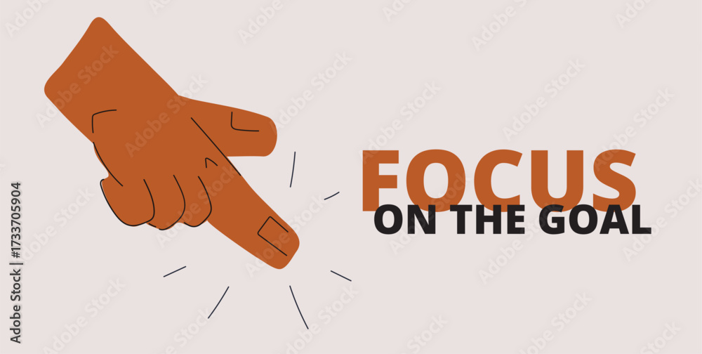 Cartoon vector illustration of a pointing finger symbol of ...