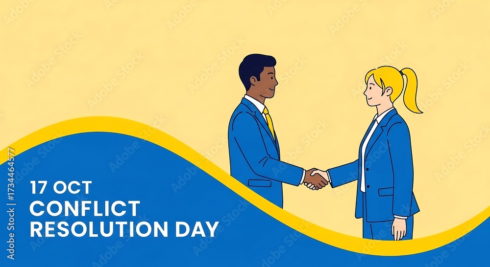Celebrating conflict resolution day on october 17th with a handshake ...