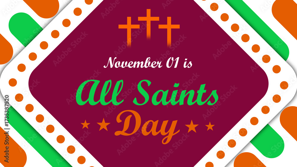 Celebrate all saints day november holiday christian religion religious ...