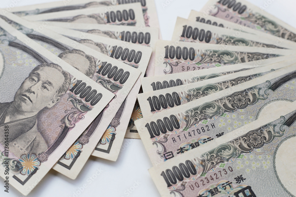 Japanese banknote 10000 yen, Japanese money Stock Photo | Adobe Stock