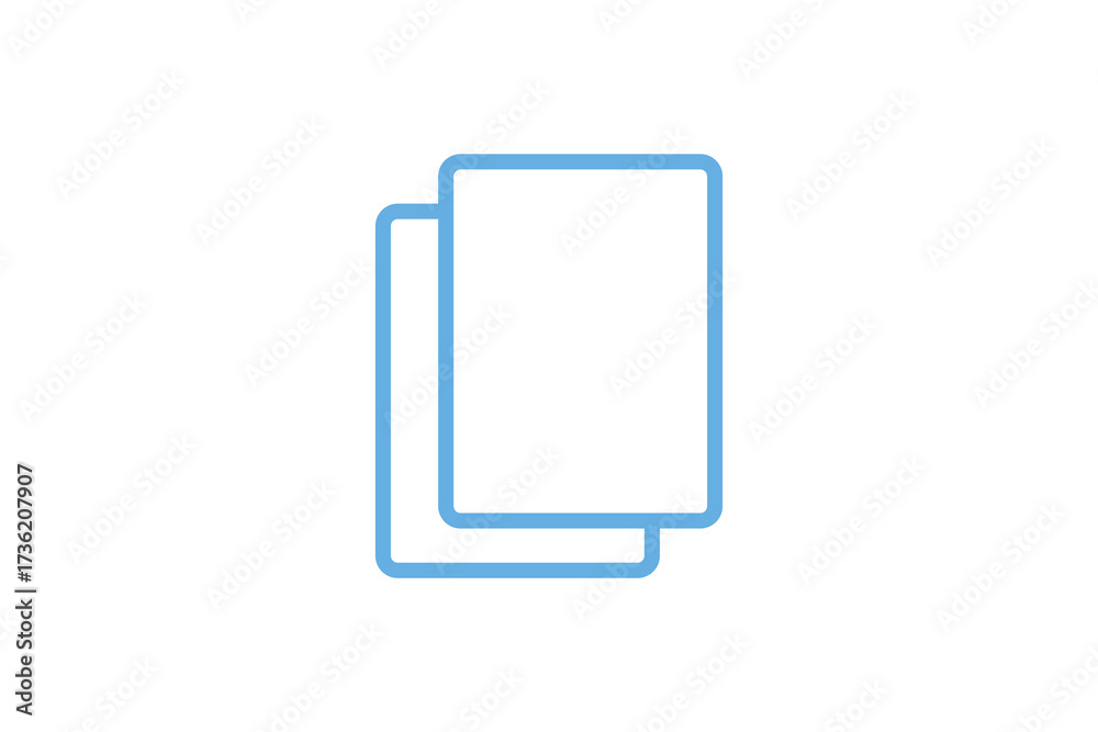 copy to billboard. blue copy and paste button icon transparent ...