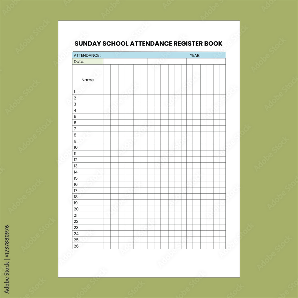 staff attendance sheet, employee attendance sheet in excel, attendance ...