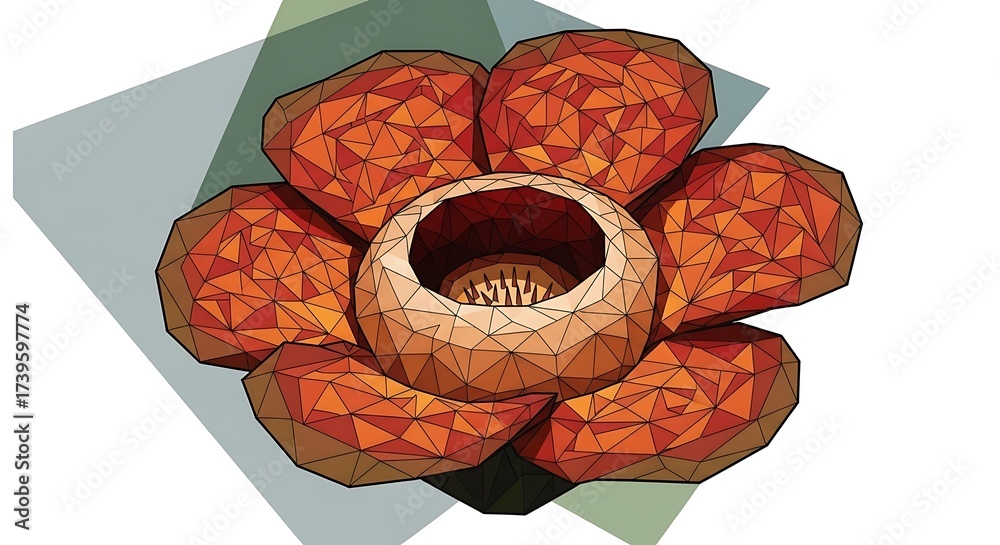 Rafflesia arnoldii, the largest individual flower in the world, known ...