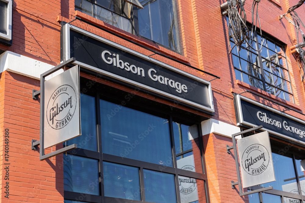 Nashville, TN, USA - September 29, 2025: The Gibson Brands headquarters ...
