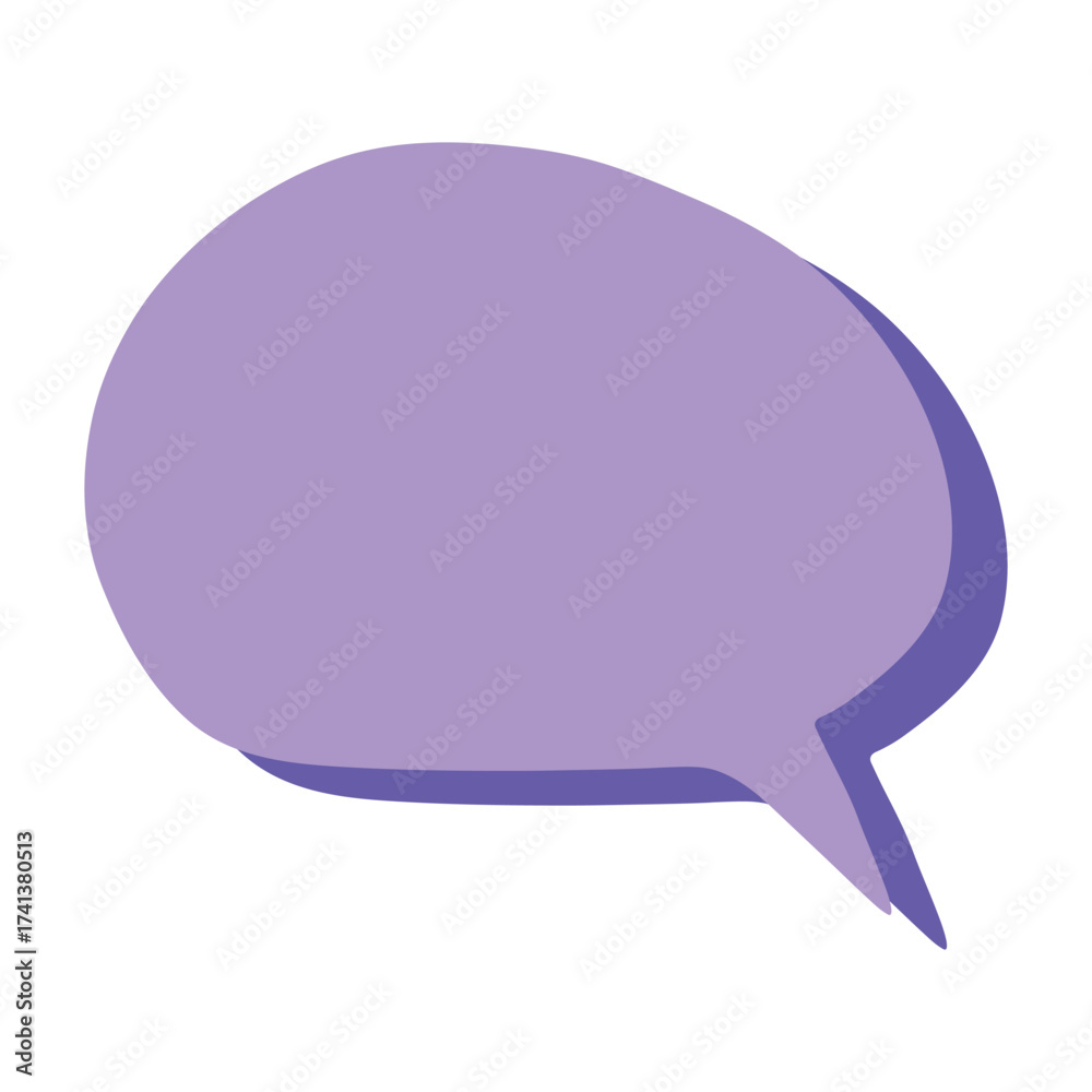 Hand drawn speech bubble Blank empty message box Textbox frame for ...