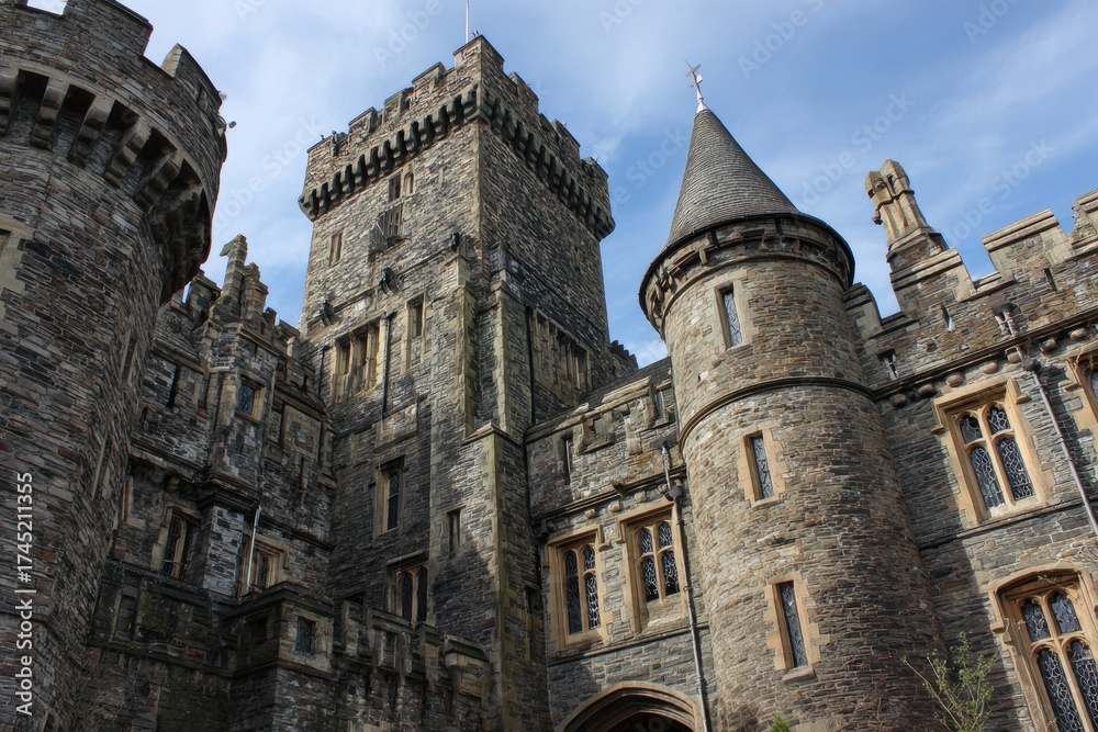 Welsh Celtic - Cardiff Castle. Ancient Celtic Architecture and Military ...
