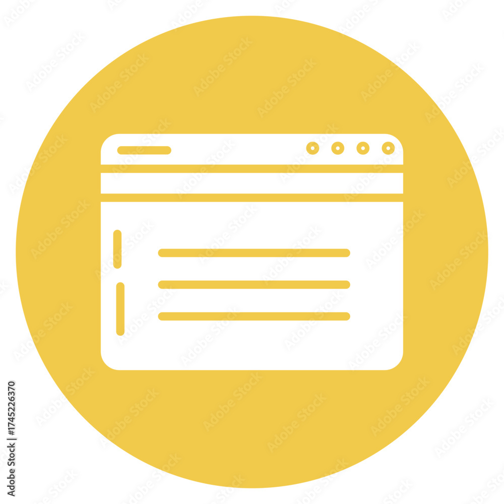 Browser Pop Up icon vector image. Can be used for Coding and ...