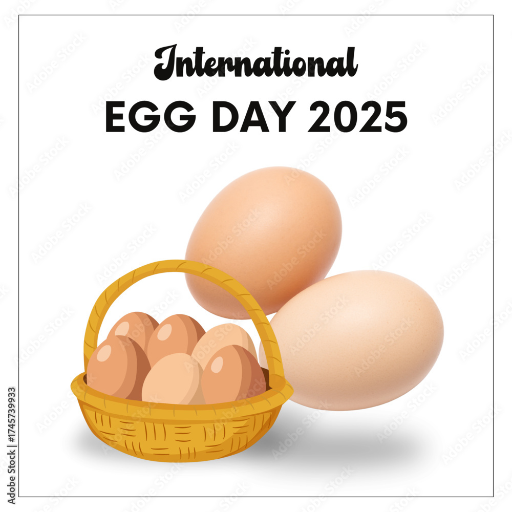 World Egg Day 2025 – Isometric Egg Farm Infographic | Data ...
