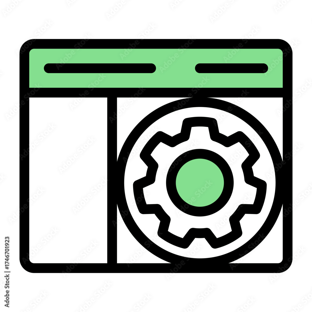 Vektor Strategic Framework Methodology Icon From The Customer Development Icon Collection