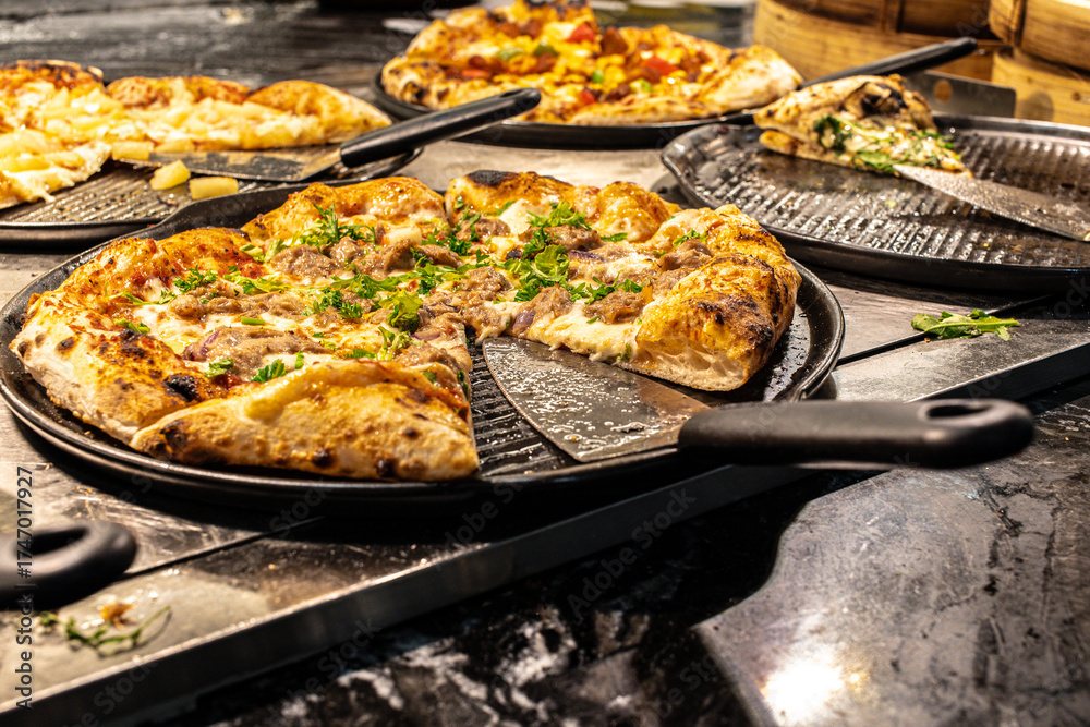Crispy crust, vibrant colors, and appetizing presentation make it ...