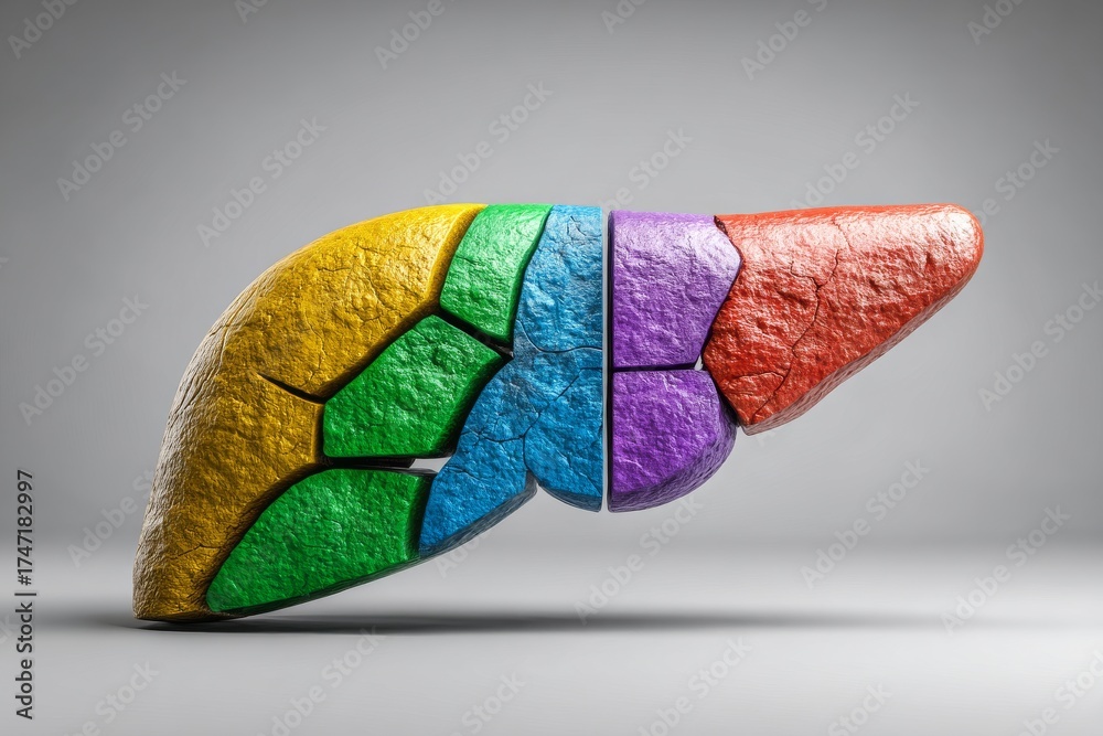 Stock-Illustration „Realistic anatomical detail is evident in this 3D ...