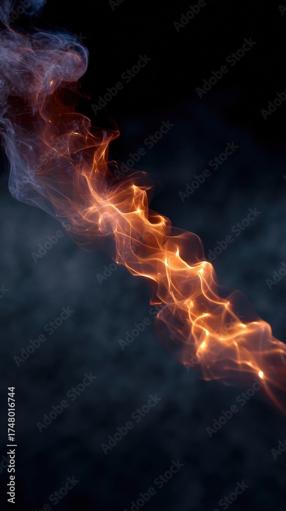Dynamic Fire and Smoke Effect for Visual Impact Stock Photo | Adobe Stock