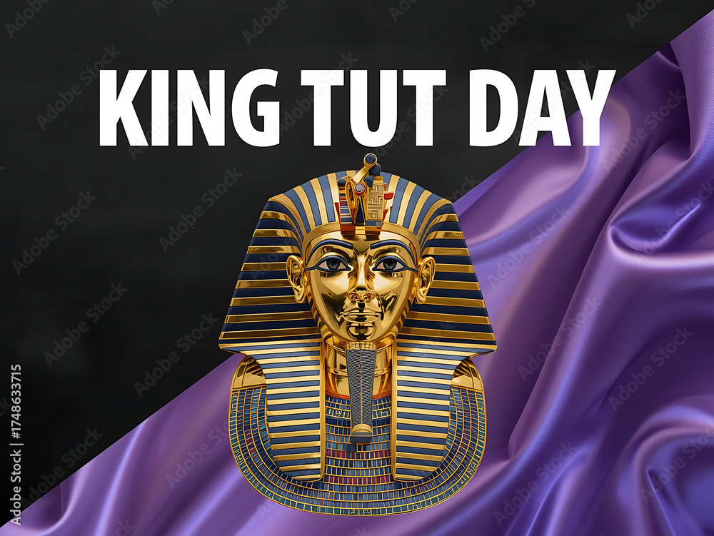 Foto de Stock King Tut Day – Celebrate the Golden Pharaoh of Ancient ...