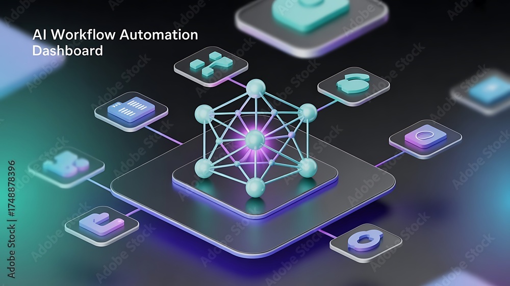 AI workflow automation artificial intelligence software interface nodes ...