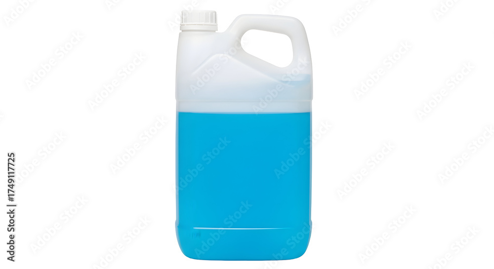 Blue Liquid Container Car Wash Windshield Washer Fluid Chemical Product ...