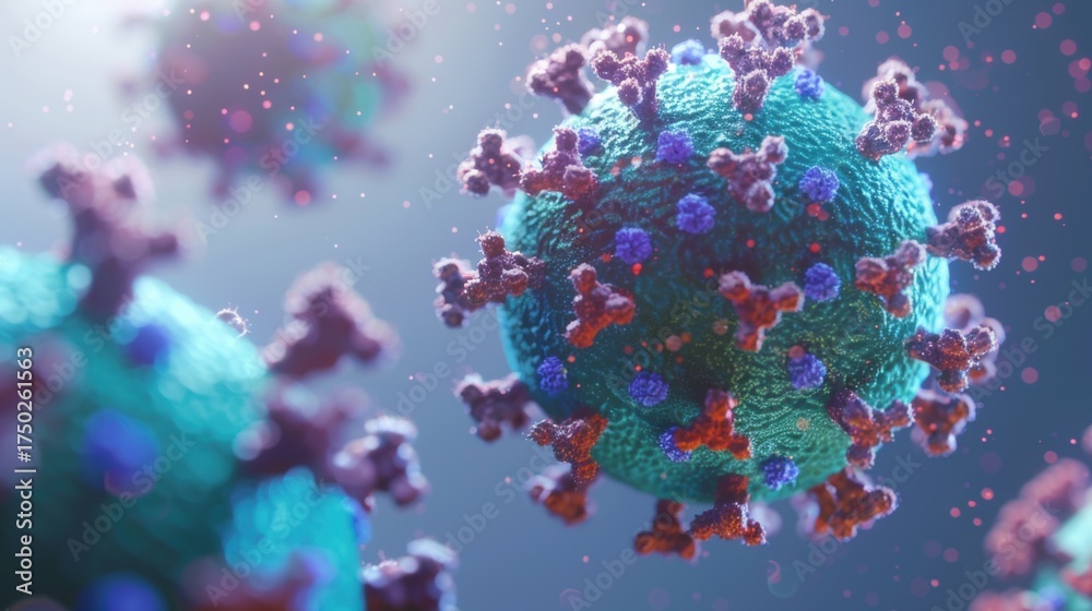 Ilustración de Stock Norovirus: Understanding the Highly Contagious ...
