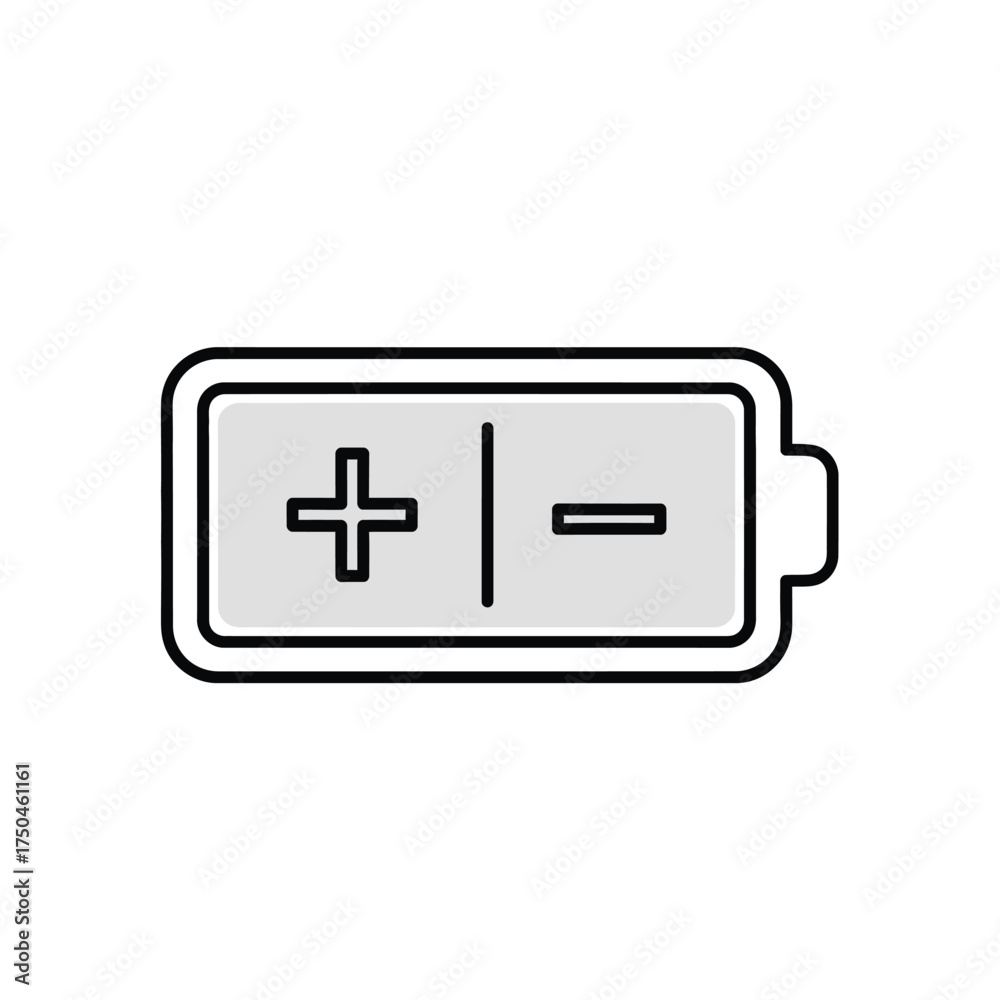 Battery Charge Indicator Icon Depicting Power Levels and Energy Storage ...