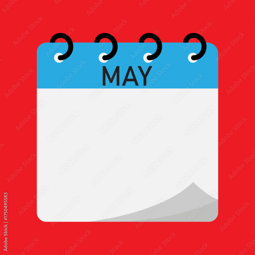 Month calendar | May month on calendar | Modern monthly calendar with ...