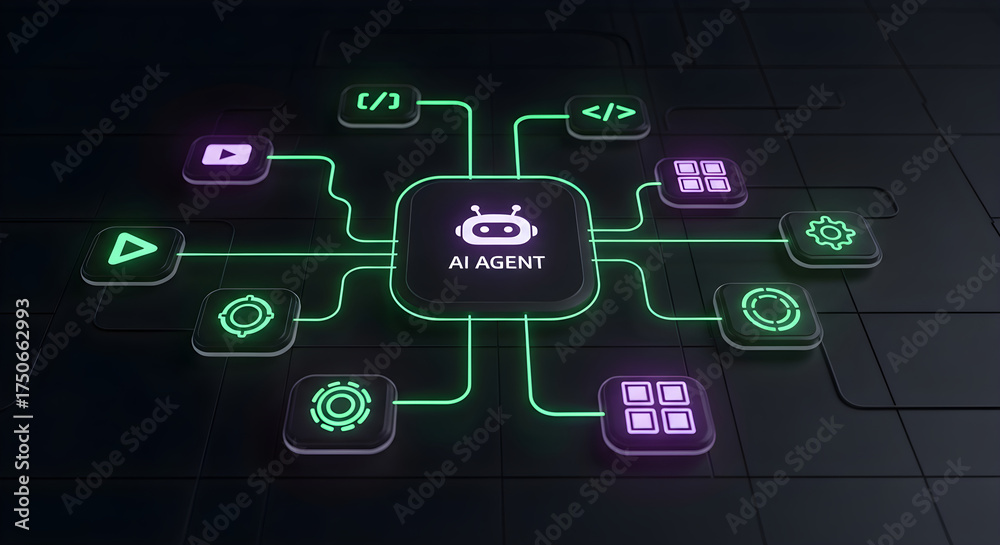 Ai agent automation system digital technology artificial intelligence ...