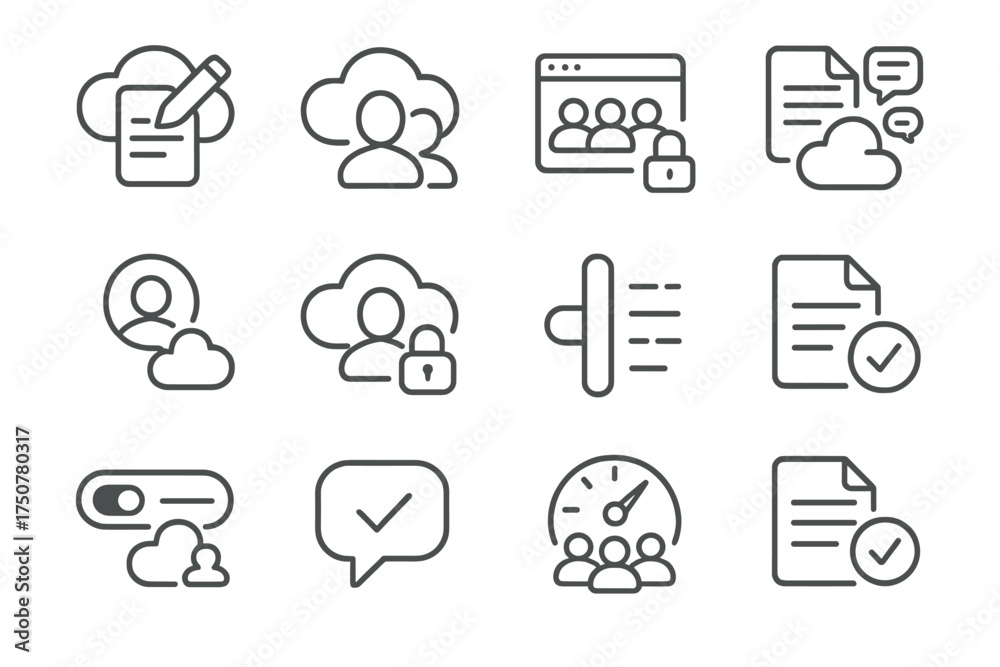 Vector tag workflow approval presence sync collaborator icon ...