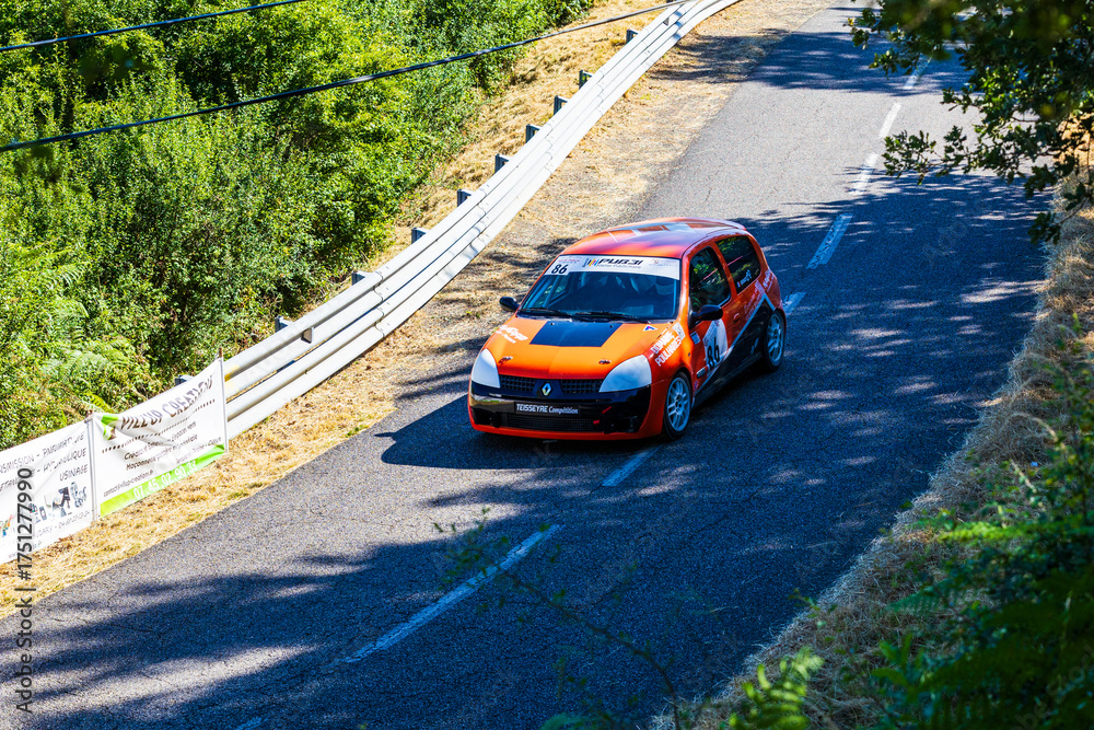 Racing Car Competing in the 2025 Revel-Vaudreuille-Saint-Ferréol Hill ...