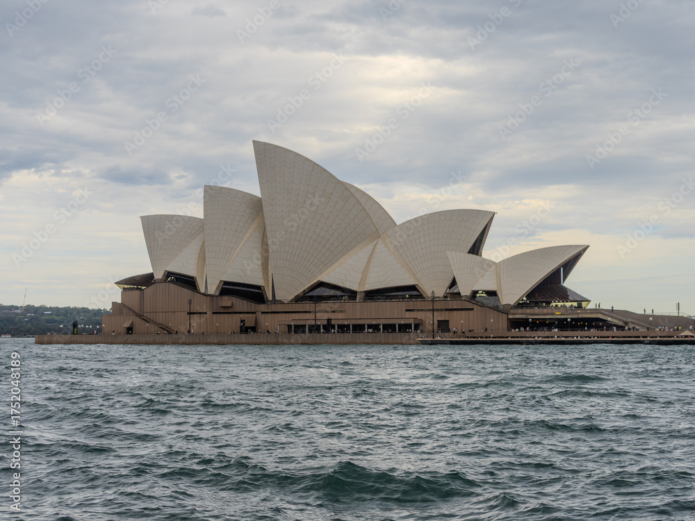 11 October 2025 Opera House Circular Quay at Sydney Harbour on a spring ...