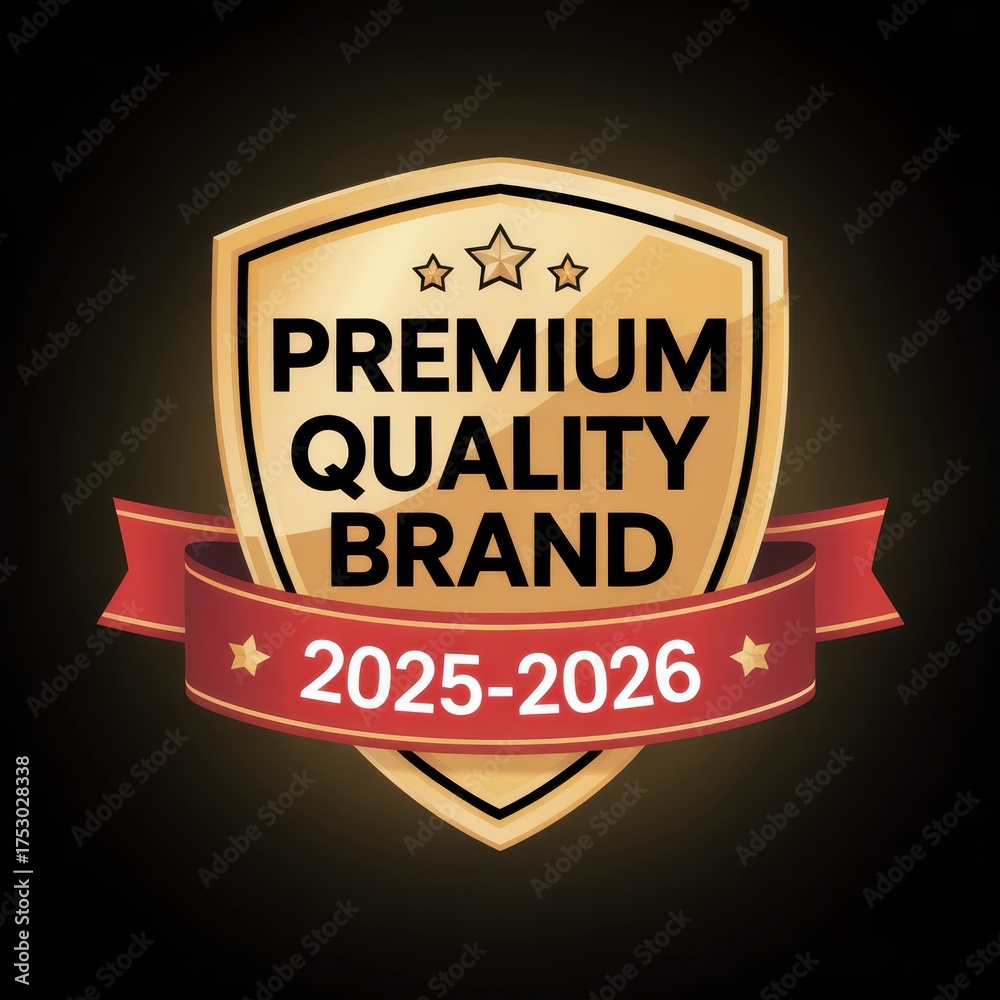 Elevate your brand with this premium quality badge, promoting ...
