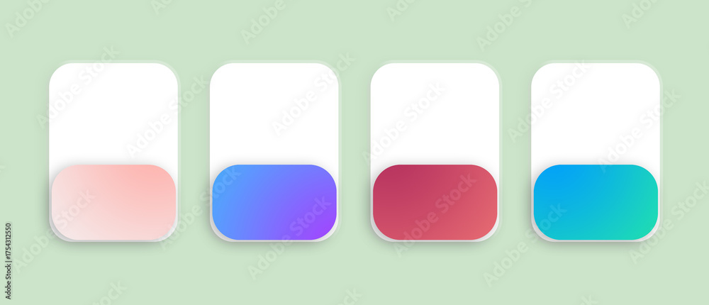 Sample project template for rectangular infographic design charts ...