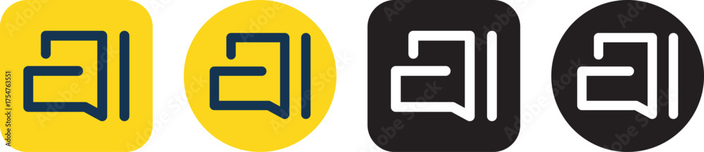 Social media Arattai Messenger app. Arattai Messenger app logo icons ...