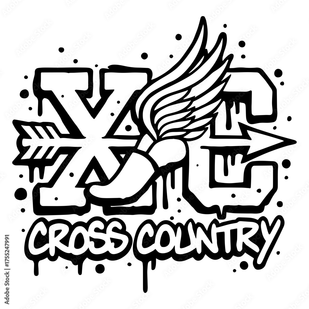 Stockvektorbilden Graffiti, Street Art, Track .Track and Field Svg ...