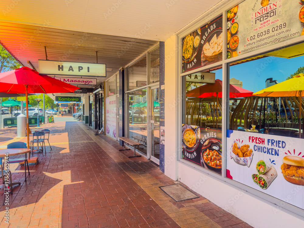 Photo Stock 15 October 2025 Shopping street historical Buildings on ...