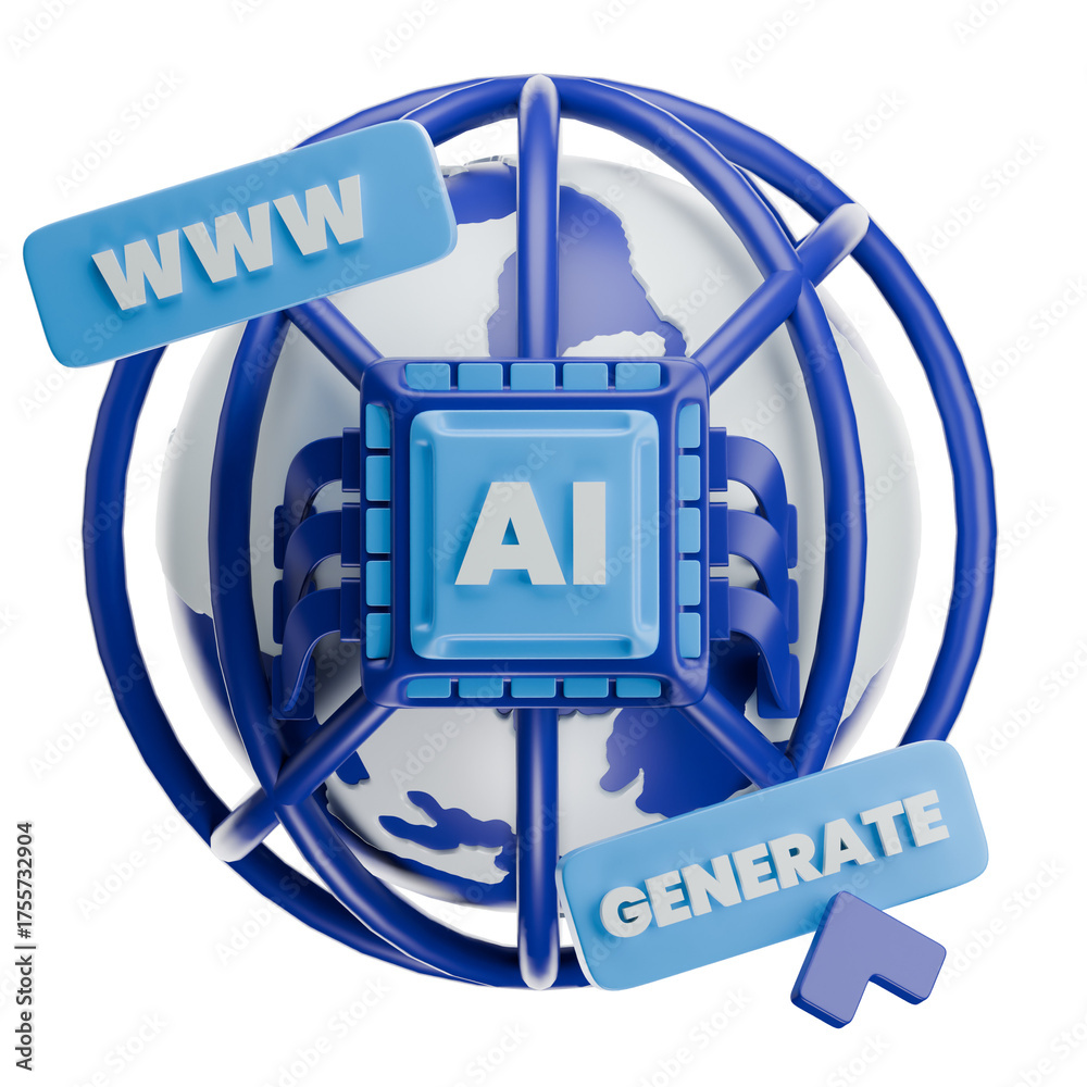 Artificial Intelligence Website Builder with Global Network Connection ...