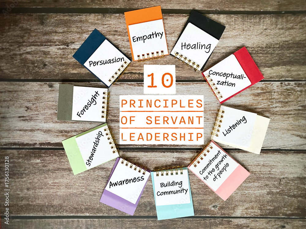 10 Principles of Servant Leadership Concept — Empathy, Healing ...