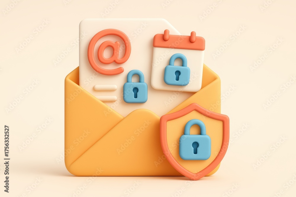 Digital Security and Privacy: Conceptual depiction of secure digital ...