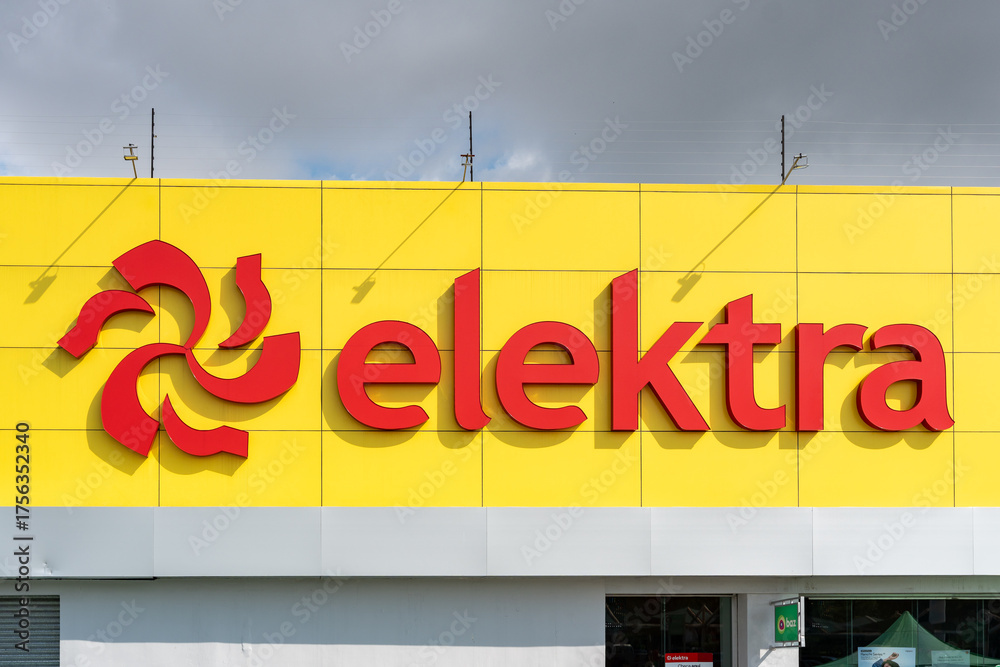 ภาพถ่าย Stock Elektra branch store, Electra department store facade and ...