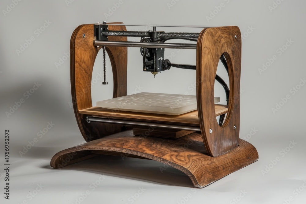Innovative 3d printer using additive manufacturing to build objects ...