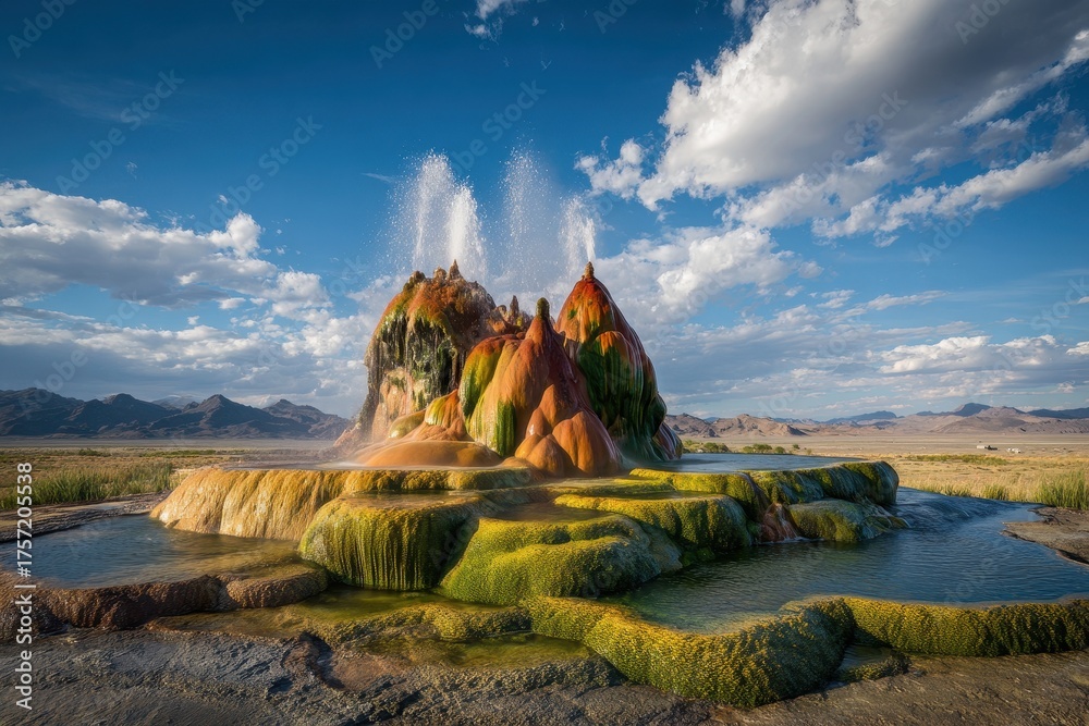 Enchanting Fly Geyser: A Colorful Natural Wonder in the Nevada ...