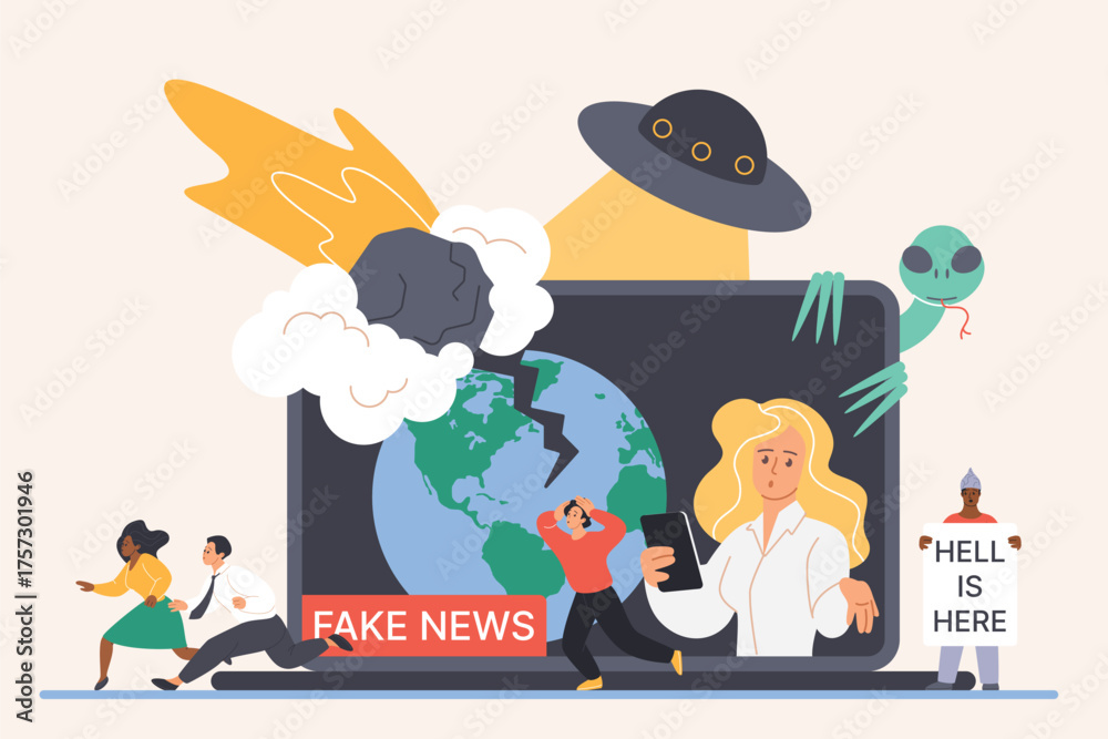 Fake news, online misinformation, stop chaos of disinformation in ...