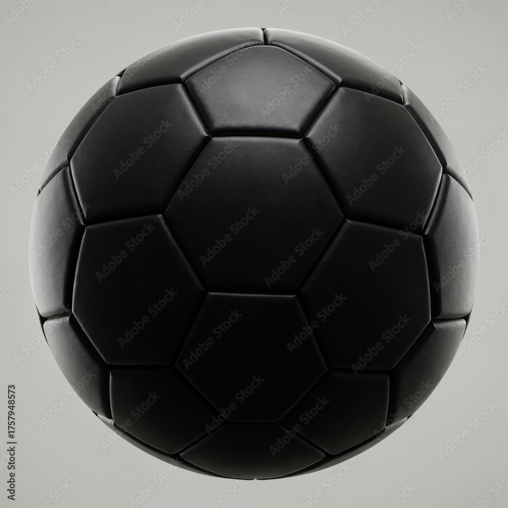 Soccer ball details: A high-angle, meticulous close-up reveals every ...