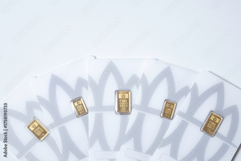 Pekanbaru, Indonesia - September 16, 2025: Fine gold or logam mulia ...