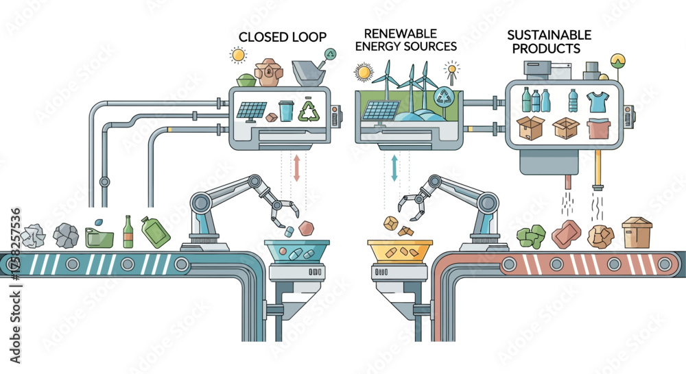 Sustainable Production Process Closed Loop Systems & Renewable Energy ...