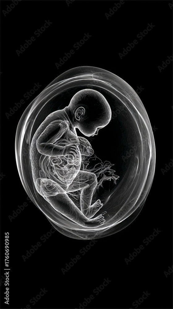 Unique View of Human Embryo Development in a Stunning X-Ray Image ...