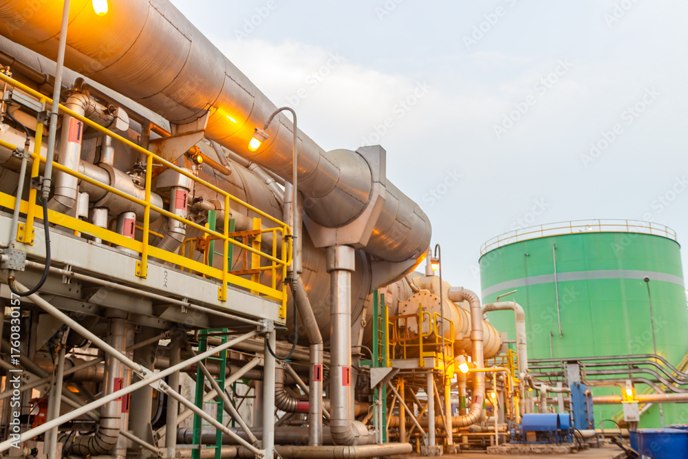 Zdjęcie bez tantiem: Demineralized water tank and multi effect ...